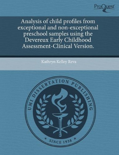 Analysis of Child Profiles from Exceptional and Non-Exceptional ...