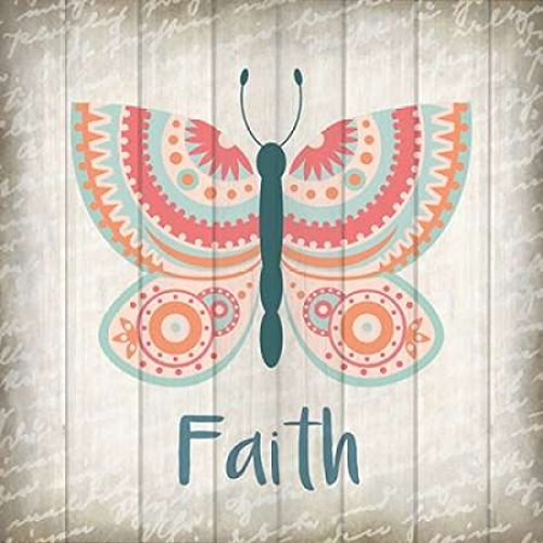 Butterfly Faith Poster Print by Kimberly Allen (12 x 12) : Amazon.in ...