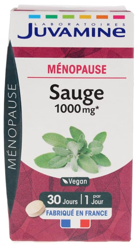 Amazon.com : Juvamine Sage 1000mg 30 Tablets : Health & Household