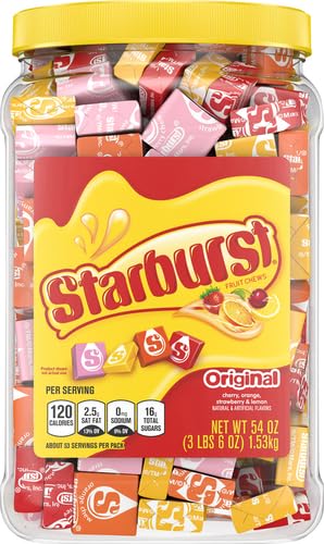 Amazon.com : Starburst Mars Candy Original Fruit Chew, Party Size Jar ...