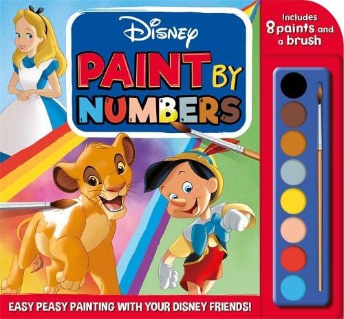 Disney: Paint By Numbers: Amazon.co.uk: Walt Disney: 9781800222465: Books