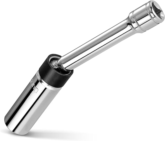 Amazon.com: DURATECH 5/8" Swivel Magnetic Spark Plug Socket, Thin Wall ...