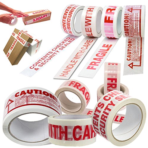 Low Noise 48MM x 66M Fragile, Handle with Care, Caution, Contents ...