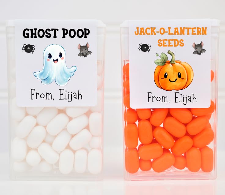 Amazon.com: Personalized Ghost Poop Jack-o-lantern Seeds Theme ...