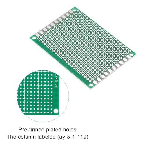 PATIKIL PCB Board Circuit, 34 Pcs Prototype Perfboard Solder Boards for ...