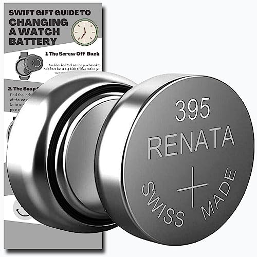 SR927SW Watch Batteries 2 x Renata 395 Watch Battery Equivalent Cell ...