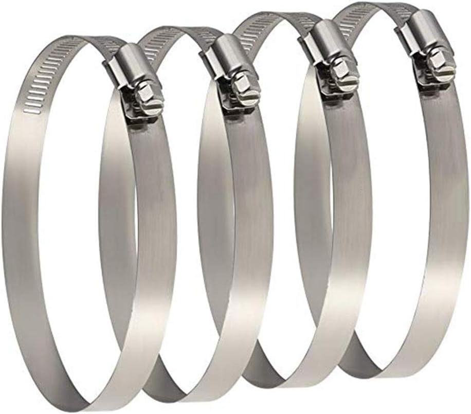Metal Hose Clips,Hose Clamp with Worm Drive, Clamping Range 91-114 mm ...