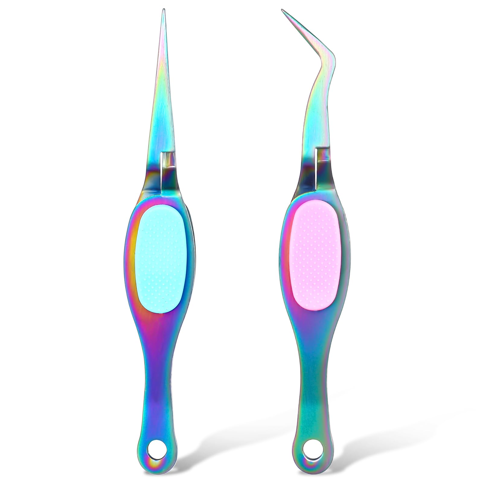 Amazon.com: Wanmu 2Pcs Reverse Tweezers for Crafting, Crossing Lock ...