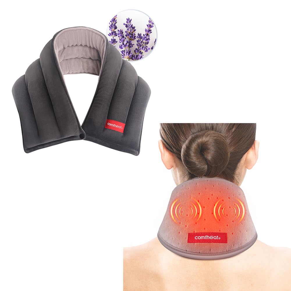 Amazon.com: comfheat Neck Heating Wrap with Vibration Massage and ...