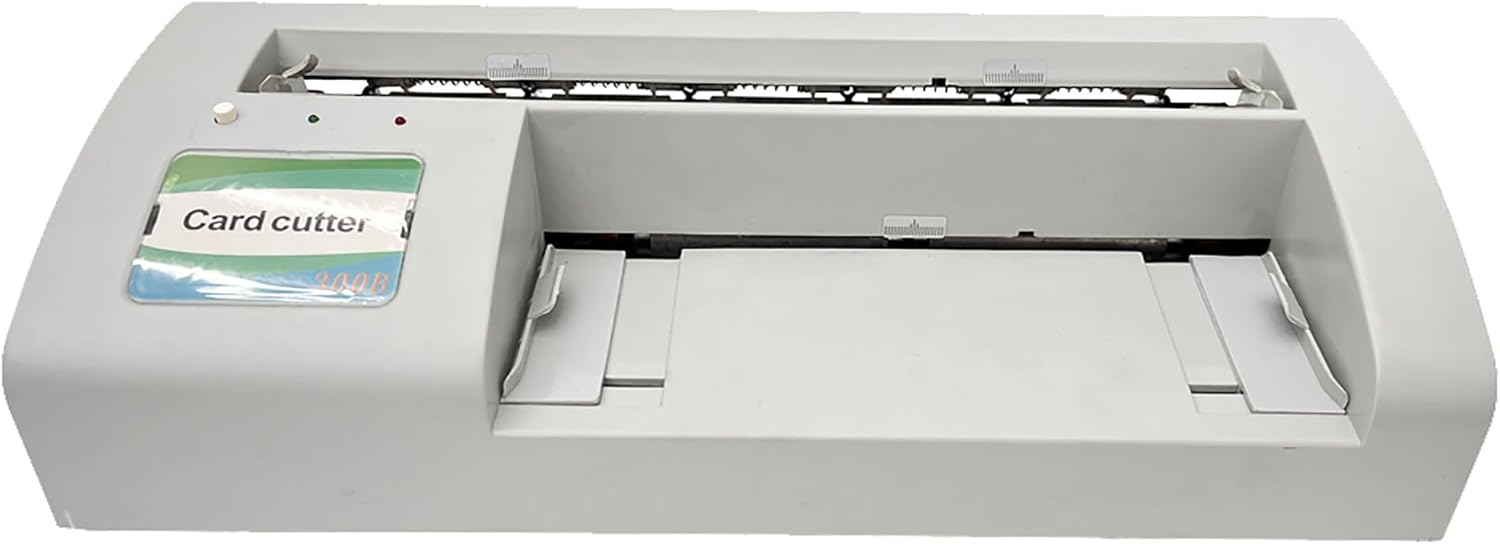 Amazon.com : INTSUPERMAI 110V Automatic Business Card Slitter/Cutter, 3 ...
