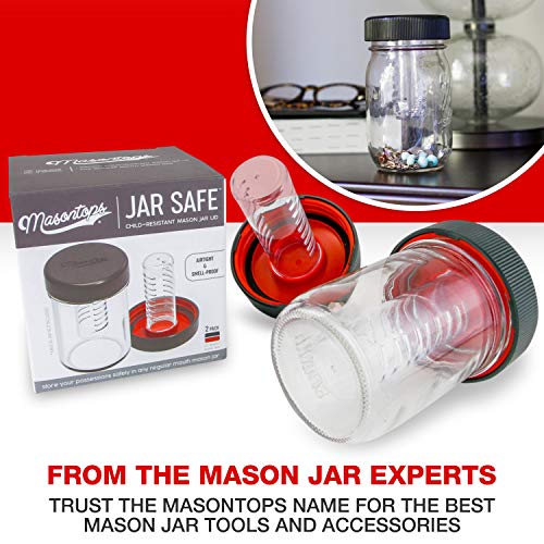 Snapklik.com : Jar Safe - Child Proof Herb Container - 2PK - Airtight ...