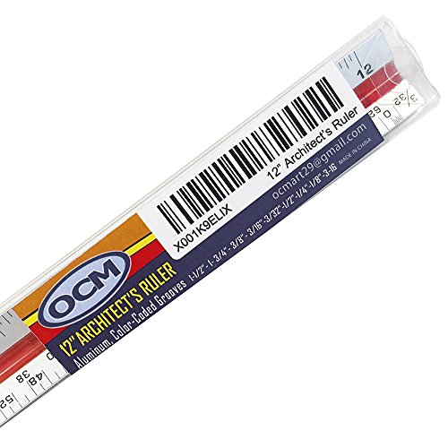 OCM 1 Triangular Architect Scale Ruler (Professional Grade Solid ...