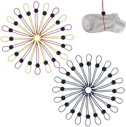 Amazon.com: 40Pcs Sock Clips for Laundry,Sock Holders to Secure Your ...