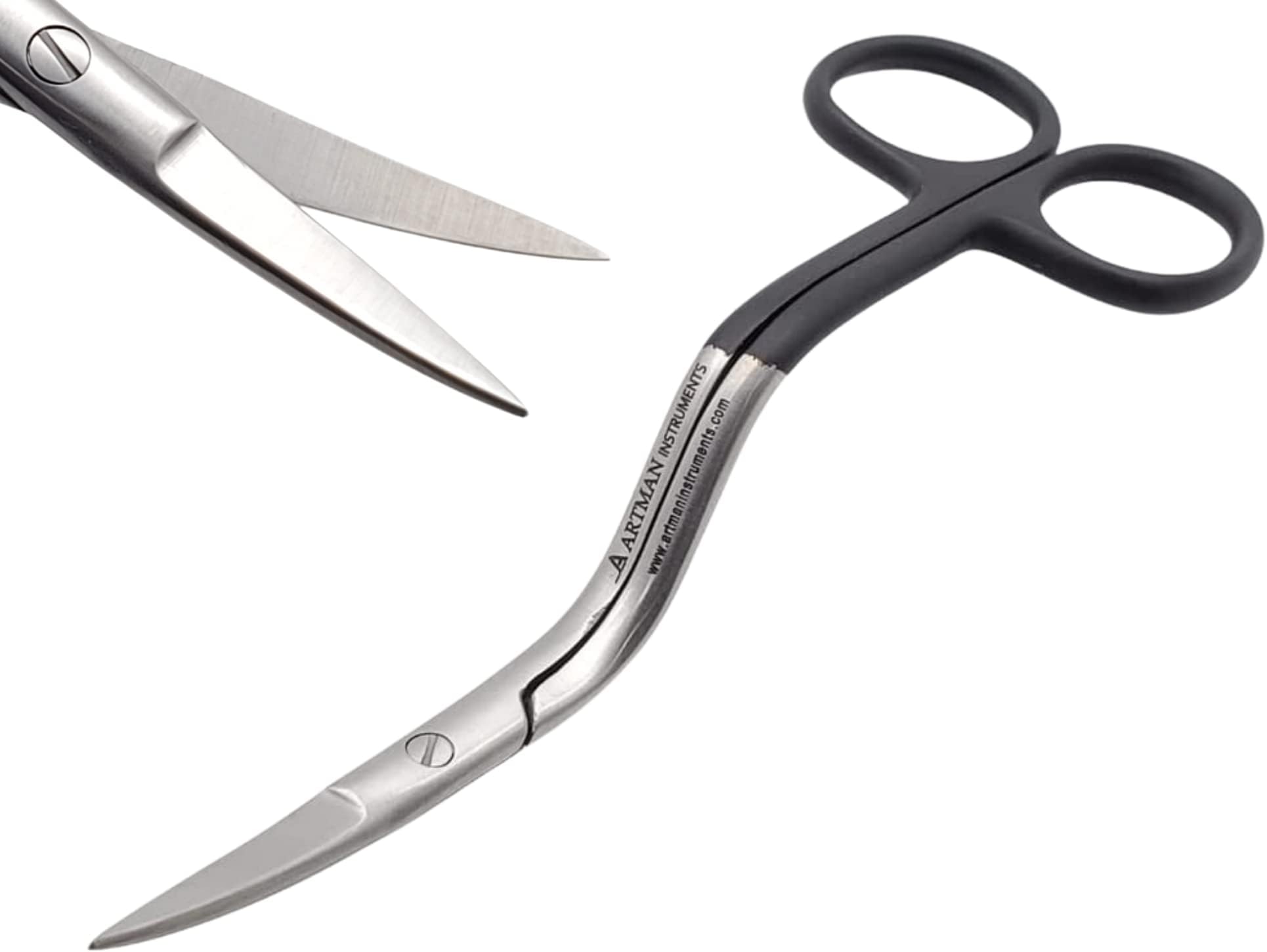 Amazon.com: Mazbot 6 Inch Bent Handle Curved Embroidery Scissors ...