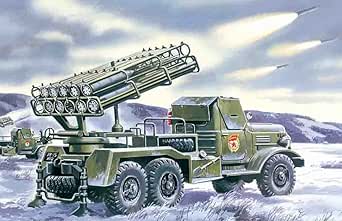 Amazon.com: ICM Models BM-24-12 Rocket Launcher Building Kit : Arts ...