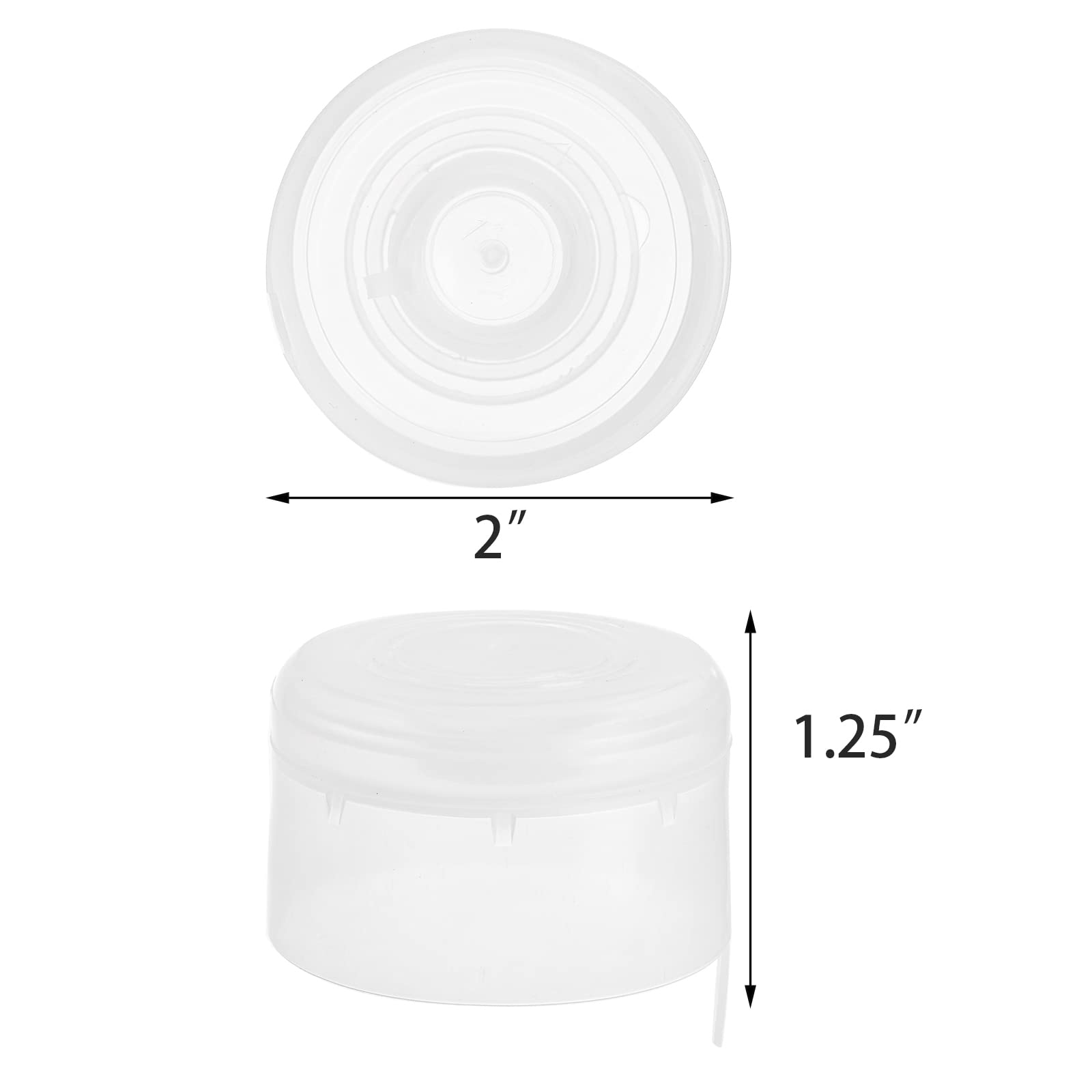 Snapklik.com : Jucoan 100 Pack 3 And 5 Gallon Water Bottles Caps ...