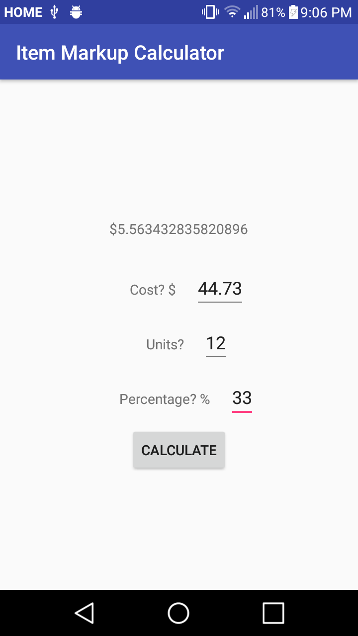 Item Markup Calculator Pro - App on Amazon Appstore