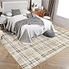Amazon.com: WESTLOOM Washable Area Rugs 9x12 Living Room Plaid Rug ...