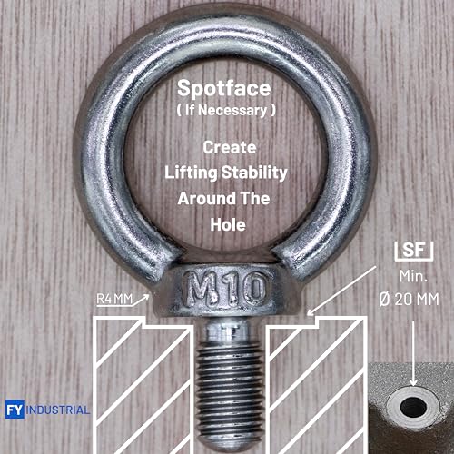 Snapklik.com : Stainless Steel Machinery Shoulder Lifting Eye Bolt