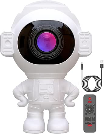 Amazon.co.jp: Biyate Astronaut Starry Sky Projector RGB Galaxy Night ...