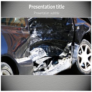 Buy Road Car Accident PowerPoint (PPT) Templates | Road Safety Accident ...
