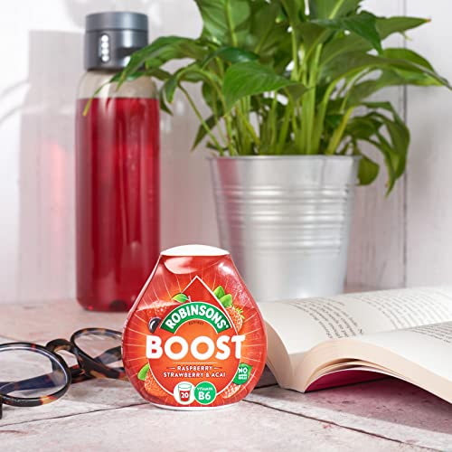 Robinsons Boost Benefit Drops Raspberry, Strawberry & Acai with Vitamin ...