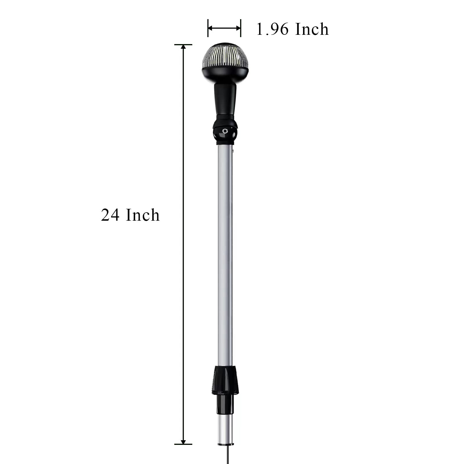 Sebnux LED Boat Stern Pole Light All-Round LED BOat Stern Light for ...