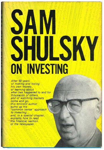 Sam Shulsky on investing: Shulsky, Sam: 9780137909070: Amazon.com: Books