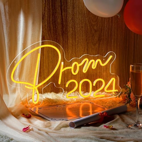 Rossesay Prom 2024 LED Neon Sign 20 x 10.6 Inch Graduation Party ...