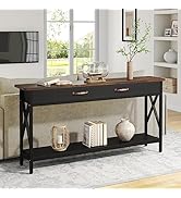Amazon.com: Tribesigns 70 inch Sofa Table, Narrow Long Console Table ...