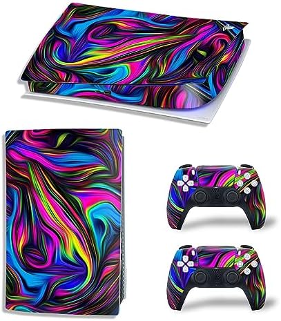 Amazon.com: PS5 Digital Version Skin for Console and Controllers, Vinyl ...