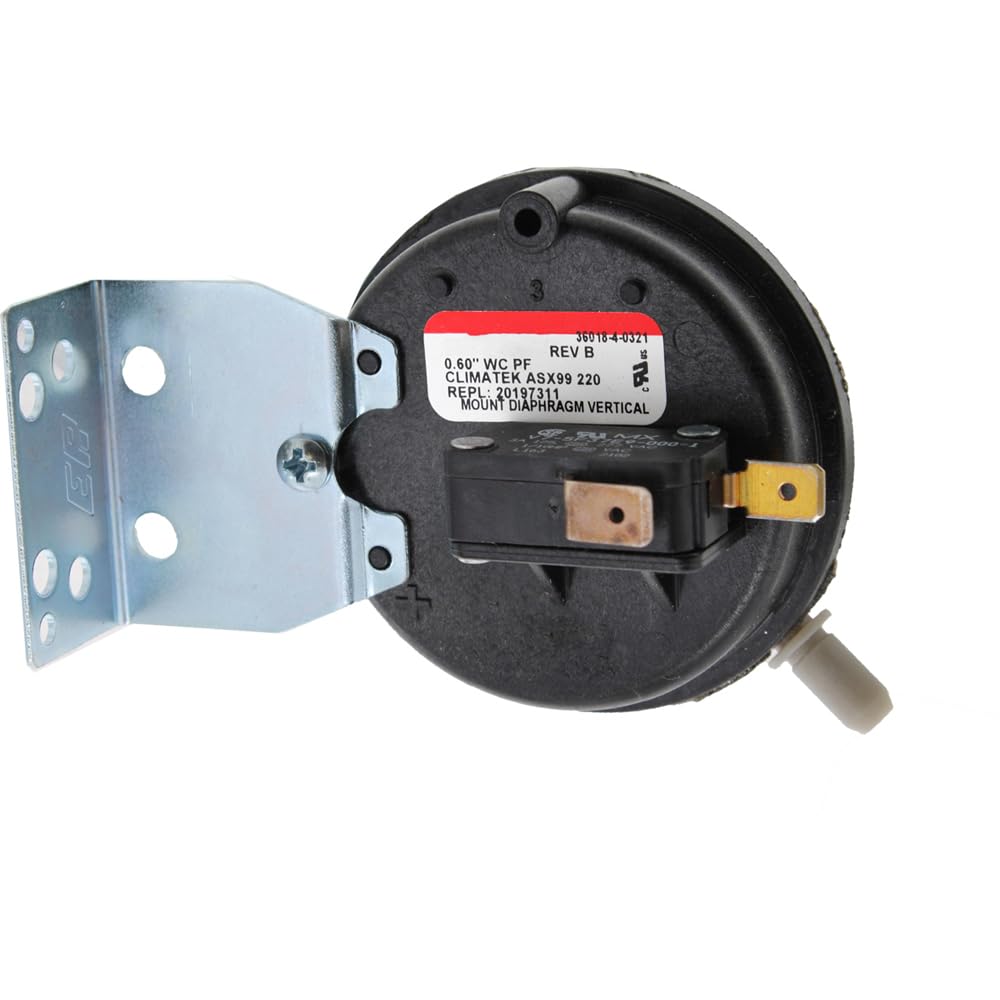ClimaTek Furnace Air Pressure Switch - Fits Goodman Amana Part ...