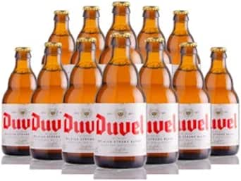 Duvel Belgian Strong Ale 330ml Bottles - 8.5% ABV (12 Pack) : Amazon.co ...