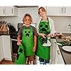 Amazon.com: Minecraft Green Creeper Youth Kitchen Apron | Serving Chef ...