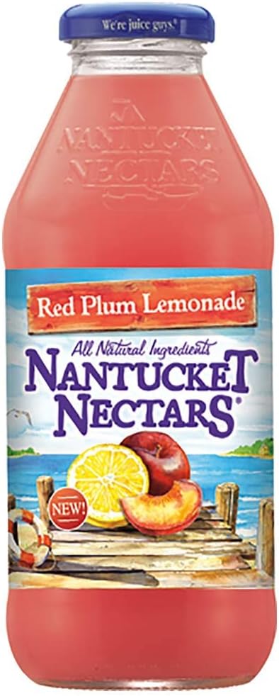 Amazon.com : Nantucket Nectars - Red Plum Lemonade - 15.9 oz (12 ...