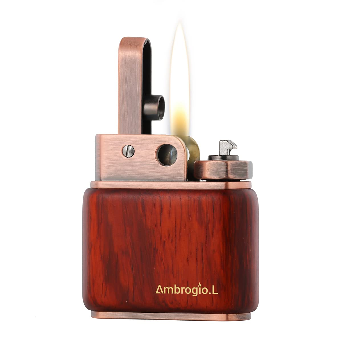 Amazon.com: Ambrogio.L Oil Lighter,Refillable Kerosene Lighter with ...