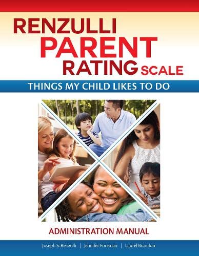 Renzulli Parent Rating Scale Administration Manual: Things My Child ...