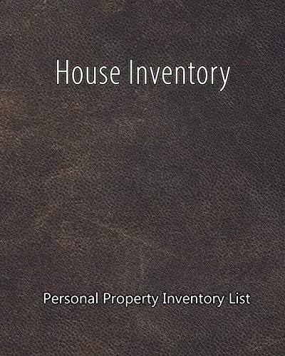 House Inventory, Personal Property Inventory List: A 112 Page Template ...