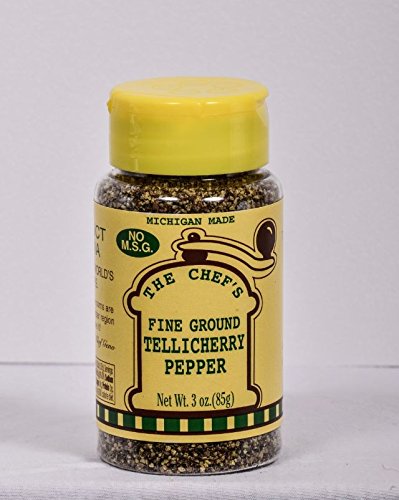 Amazon.com : Fine Ground Tellicherry Pepper-3 oz-Small Bottle : Grocery ...