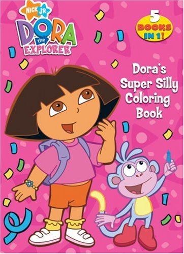 Dora's Super Silly Coloring Book (Dora the Explorer): Golden Books ...