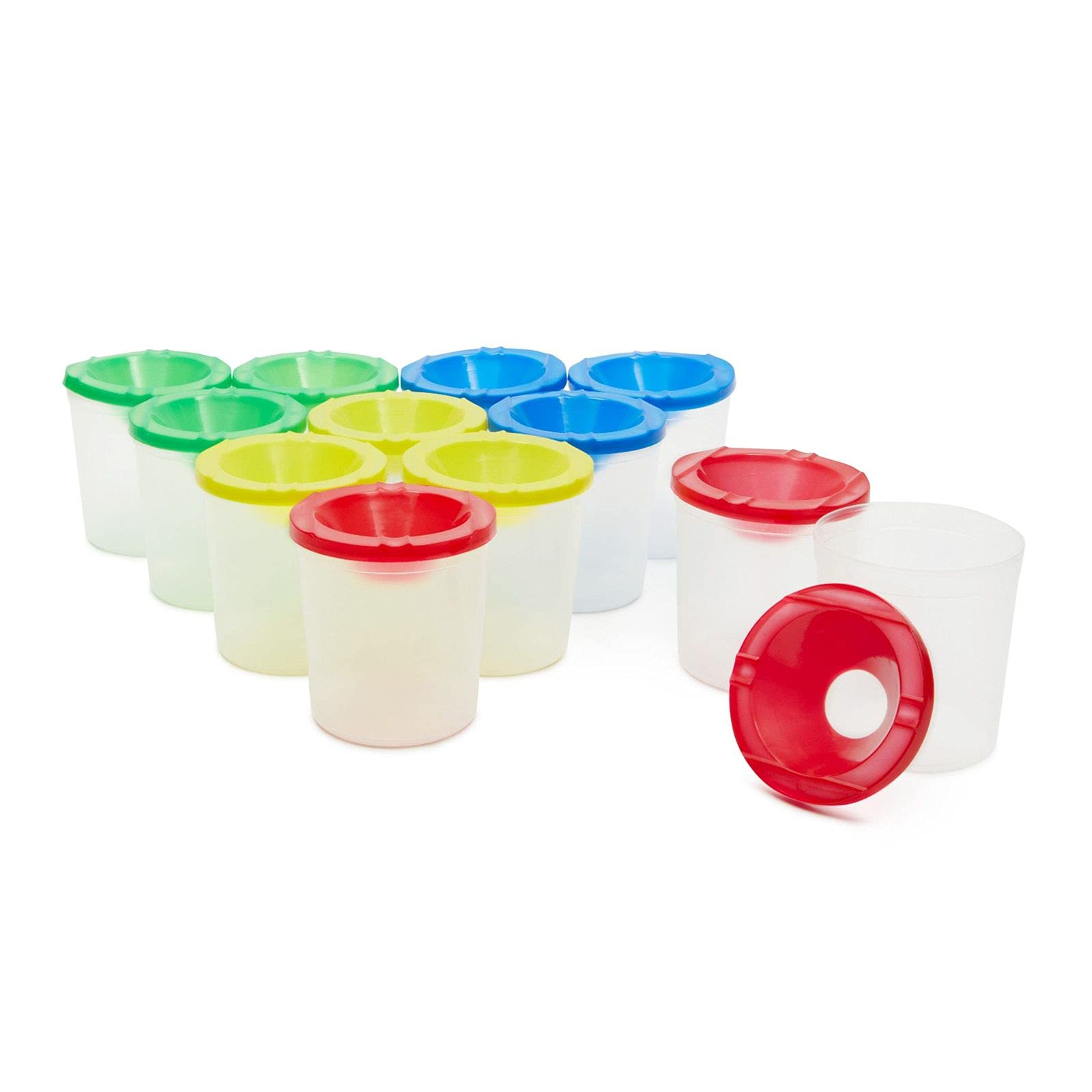 No Spill Paint Cups With Lids Art Supply For Kids School Classroom no-spill-paint-cups-with-lids-art-supply-for-kids-school-classroom