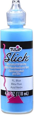 Amazon.com: 12 Pack: Tulip® Slick® Dimensional Fabric Paint, 4oz.