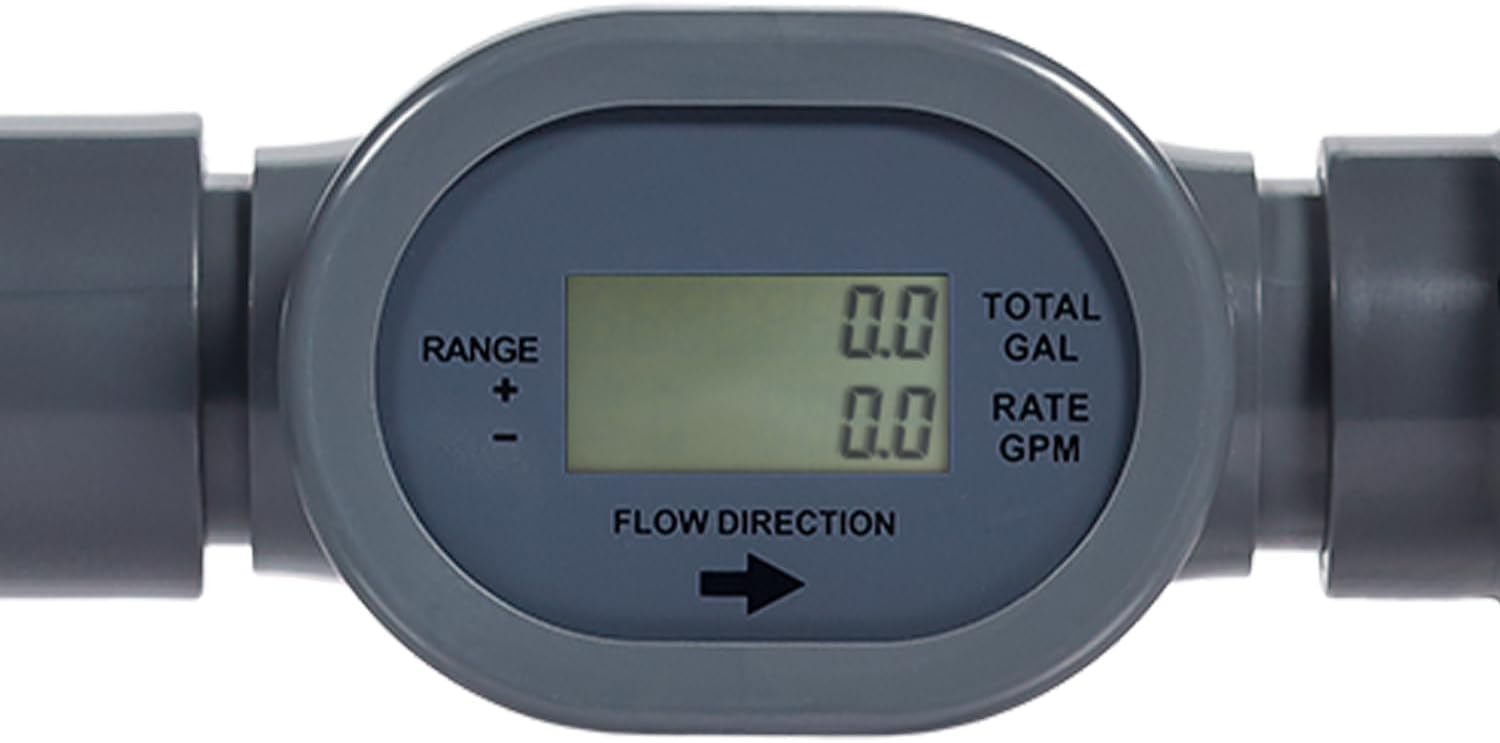 Amazon.com : Flowmeter, 1" Irrigation, 2 Wire Pulse Powered with ...