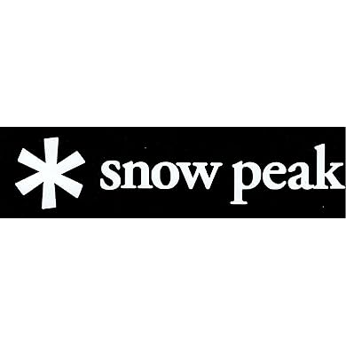 Amazon.co.jp: スノーピーク(snow peak) ロゴステッカー NV004 : 車＆バイク