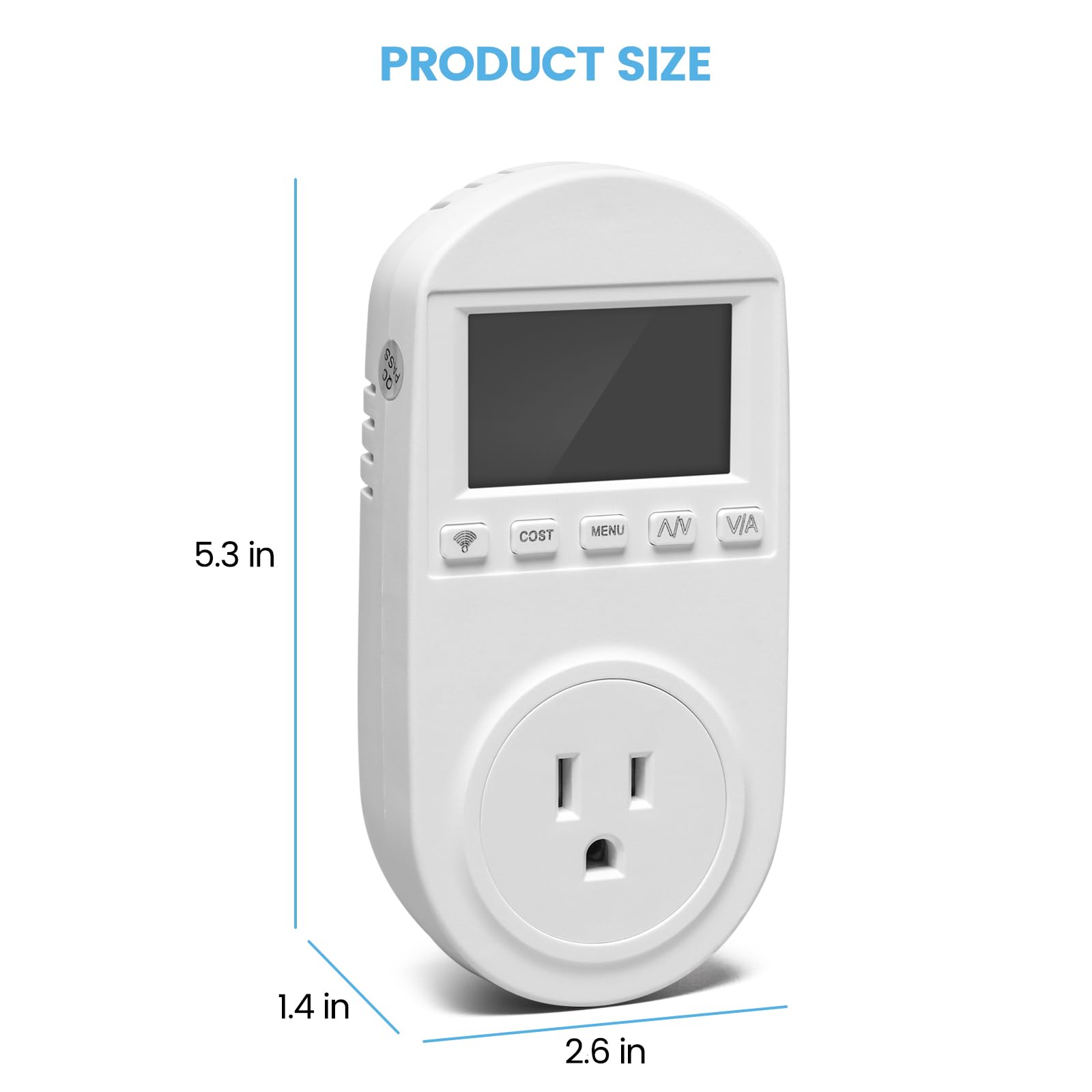 Snapklik.com : WiFi Electricity Usage Monitor, Zuomeng Plug-in WiFi Power Meter