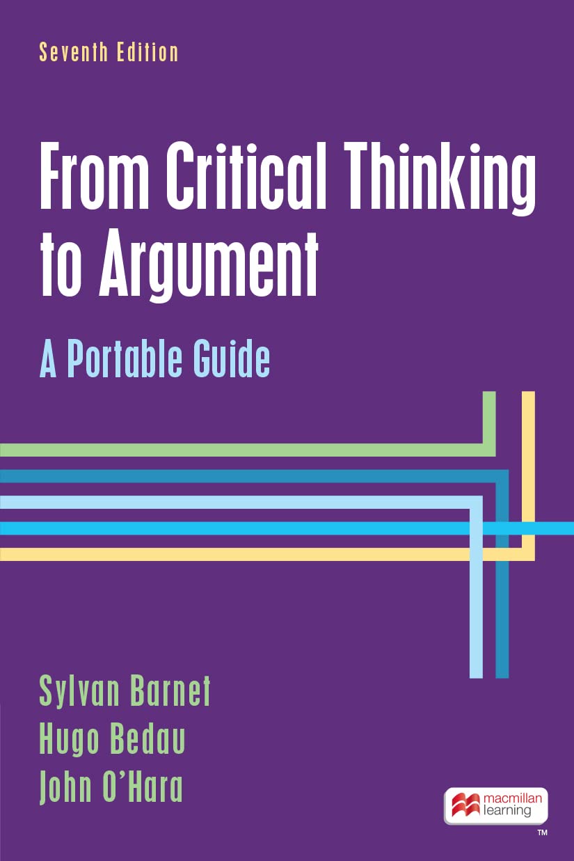 Amazon.com: From Critical Thinking to Argument eBook : BARNET, SYLVAN ...