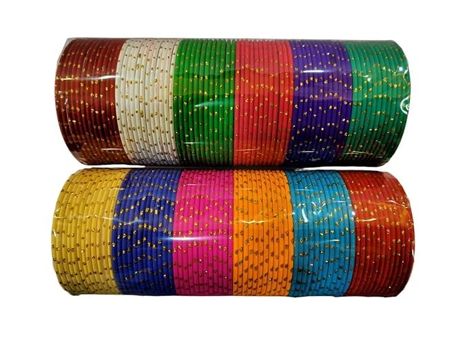 Buy Bangles Set For Women & Girls 12 Color (Pack of 144) (2-2) at Amazon.in