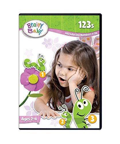 Amazon.com: Brainy Baby DVD : 123s Introducing Numbers 1 to 20 Deluxe ...
