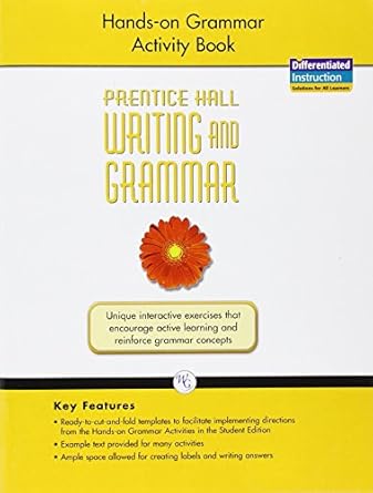 Writing and Grammar Hands-On Grammar Activity Book 2008 Gr6 : Amazon.co ...