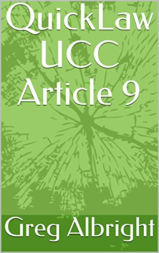 Amazon | QuickLaw UCC Article 9 (English Edition) [Kindle edition] by Albright, Greg, Albright ...